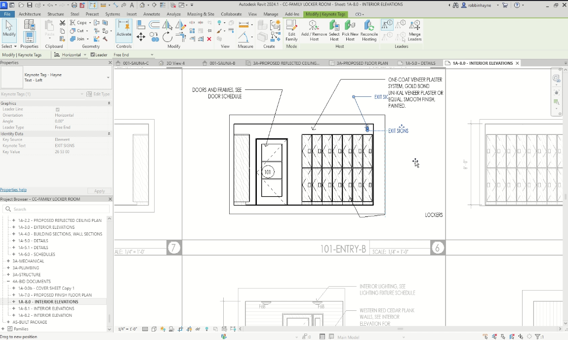 Revit Tips And Tricks Annotating Views On Sheets Hayne Architects